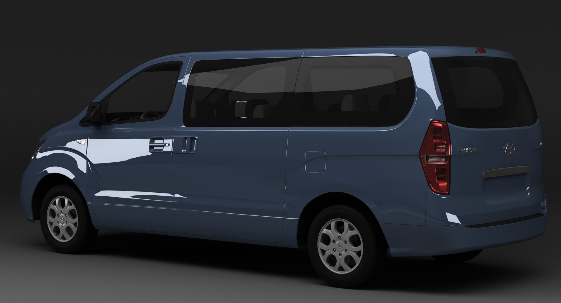 3d H-1 Hyundai Model