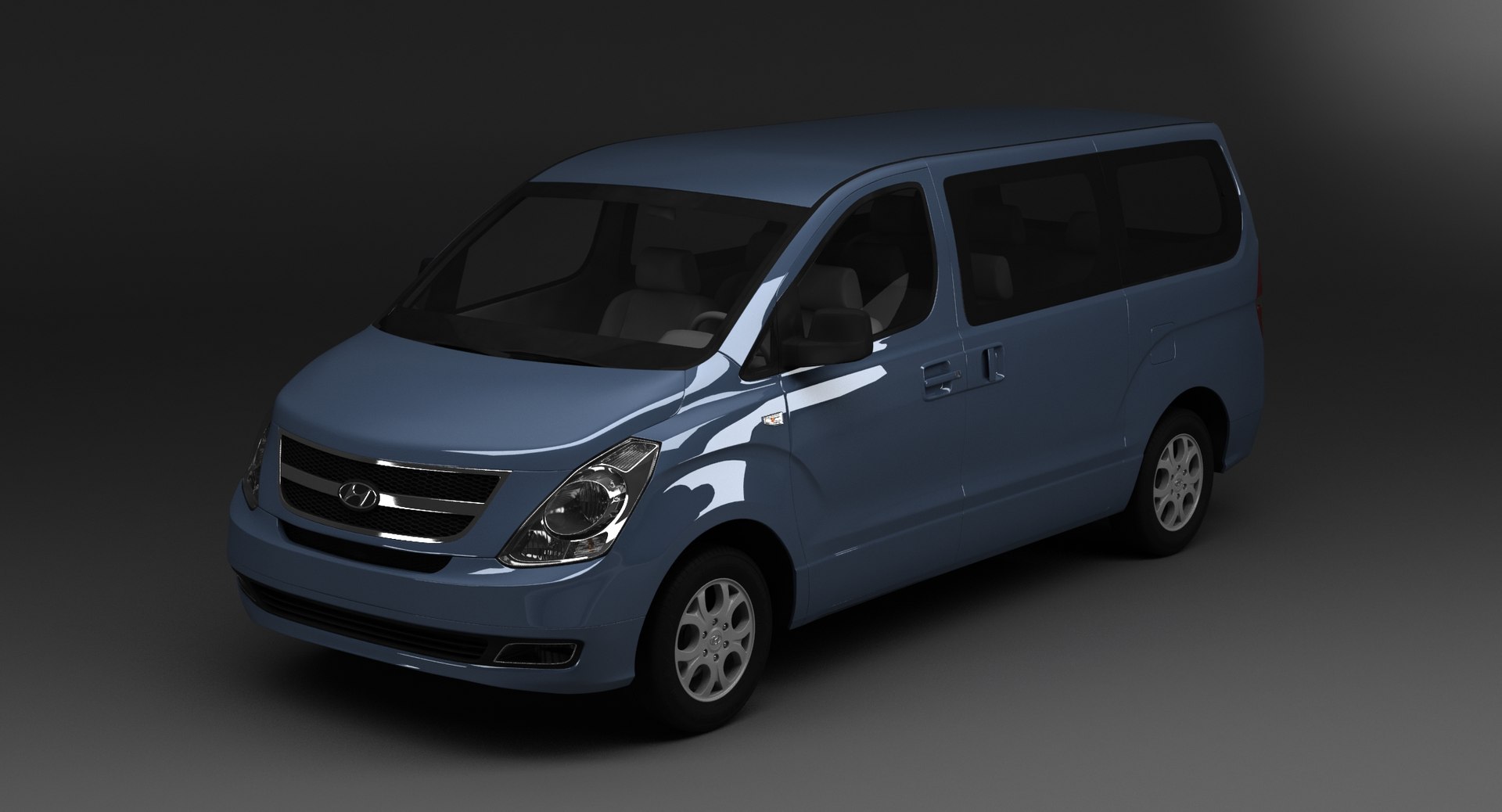 3d H-1 Hyundai Model