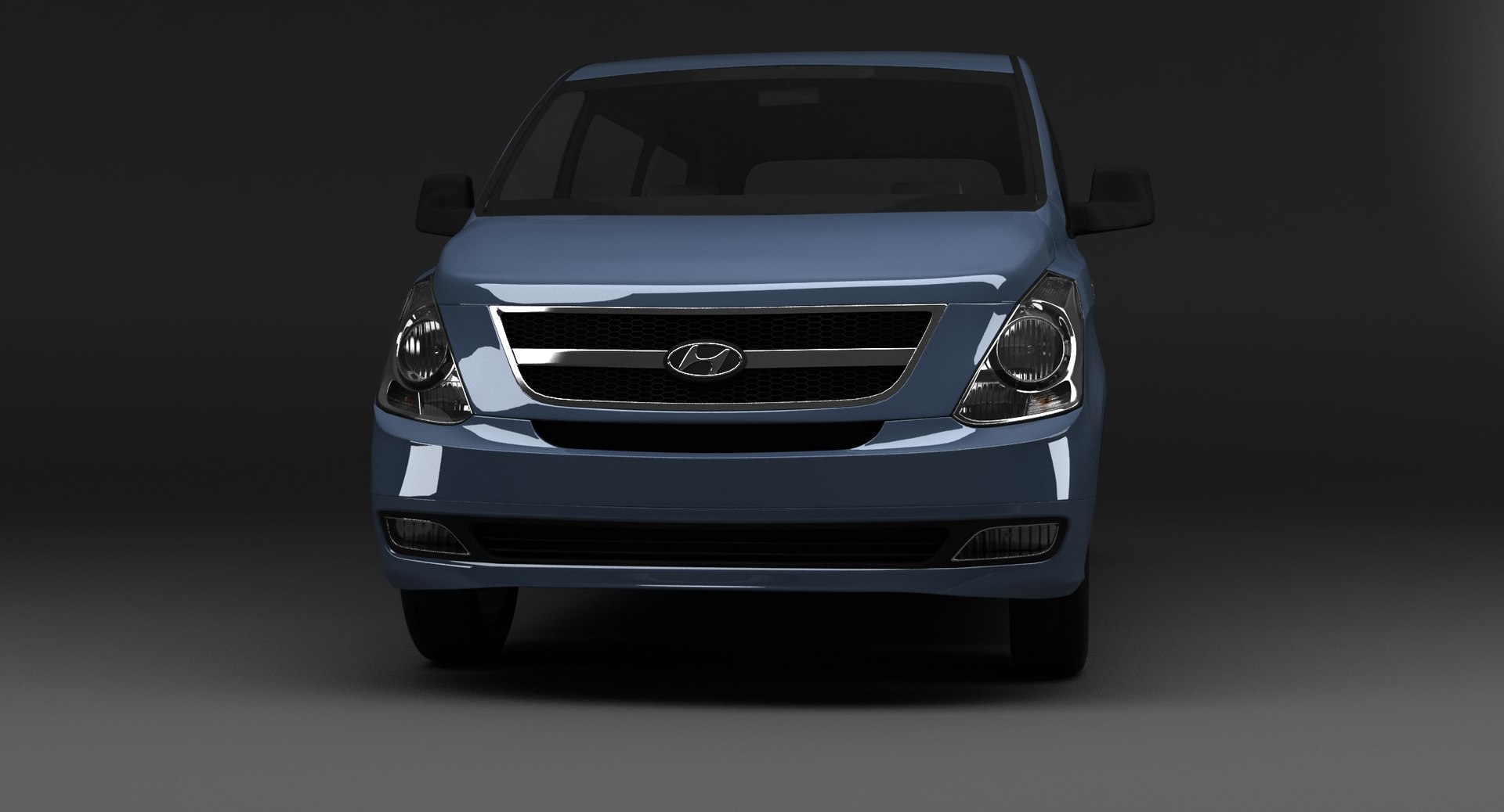 3d H-1 Hyundai Model