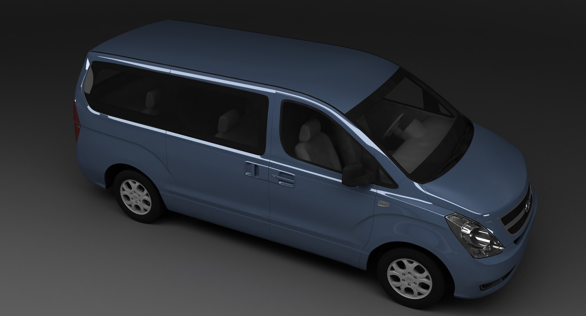 3d H-1 Hyundai Model