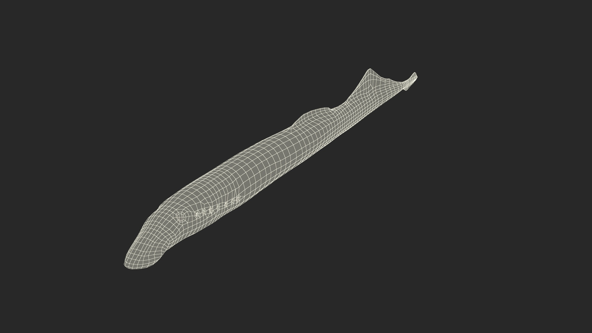 3D Model Lamprey Eel Basic Pose - TurboSquid 2191698