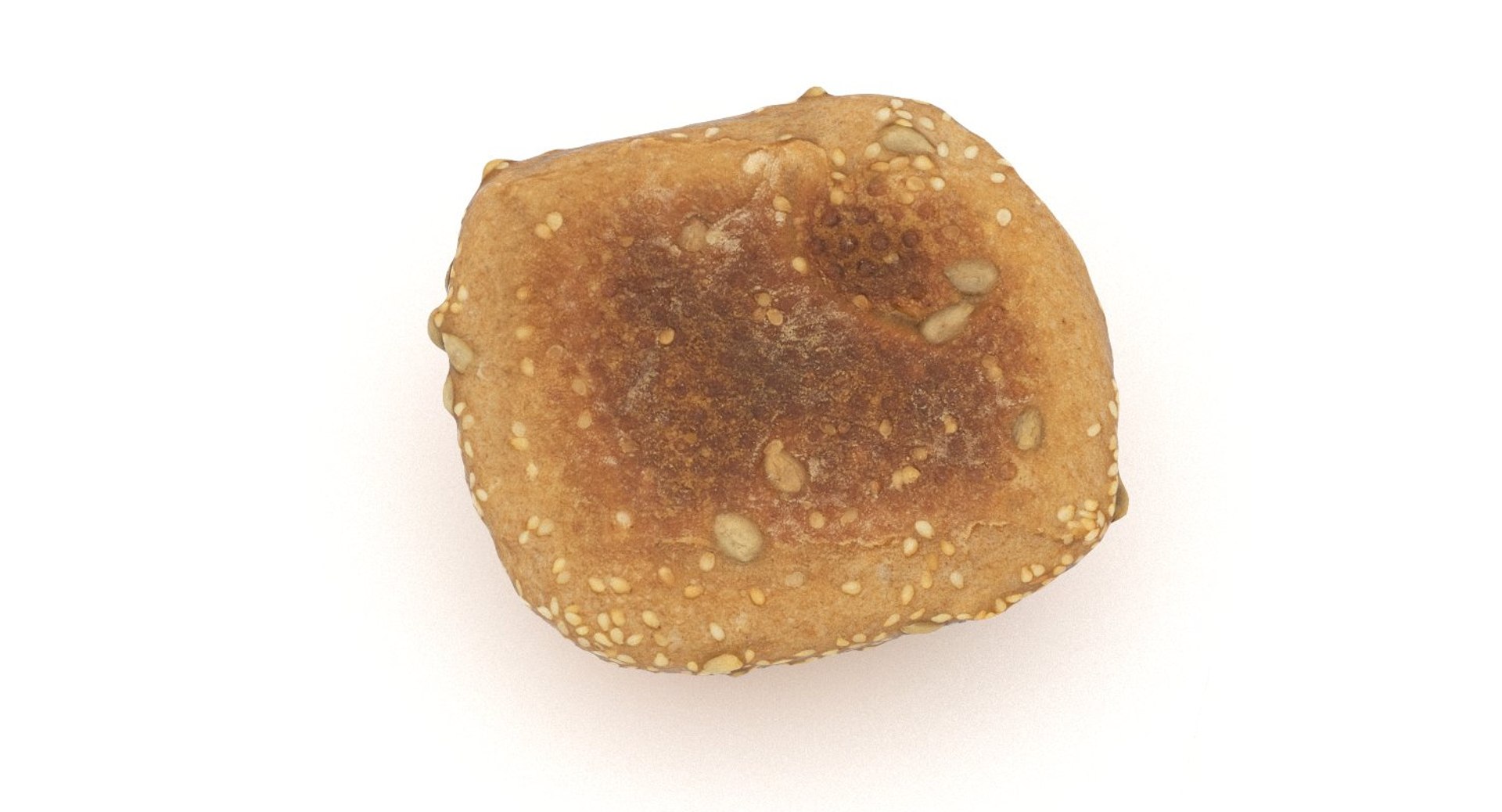 3D bread roll model - TurboSquid 1406445