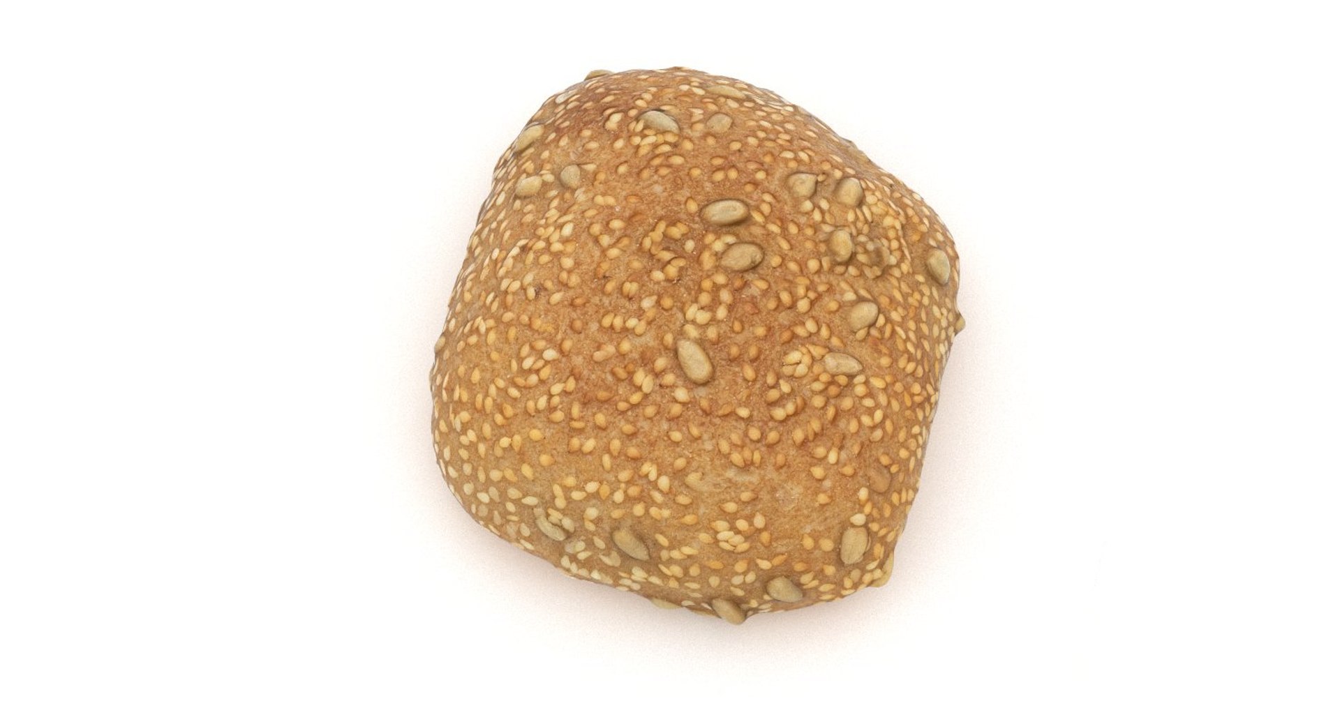 3D bread roll model - TurboSquid 1406445