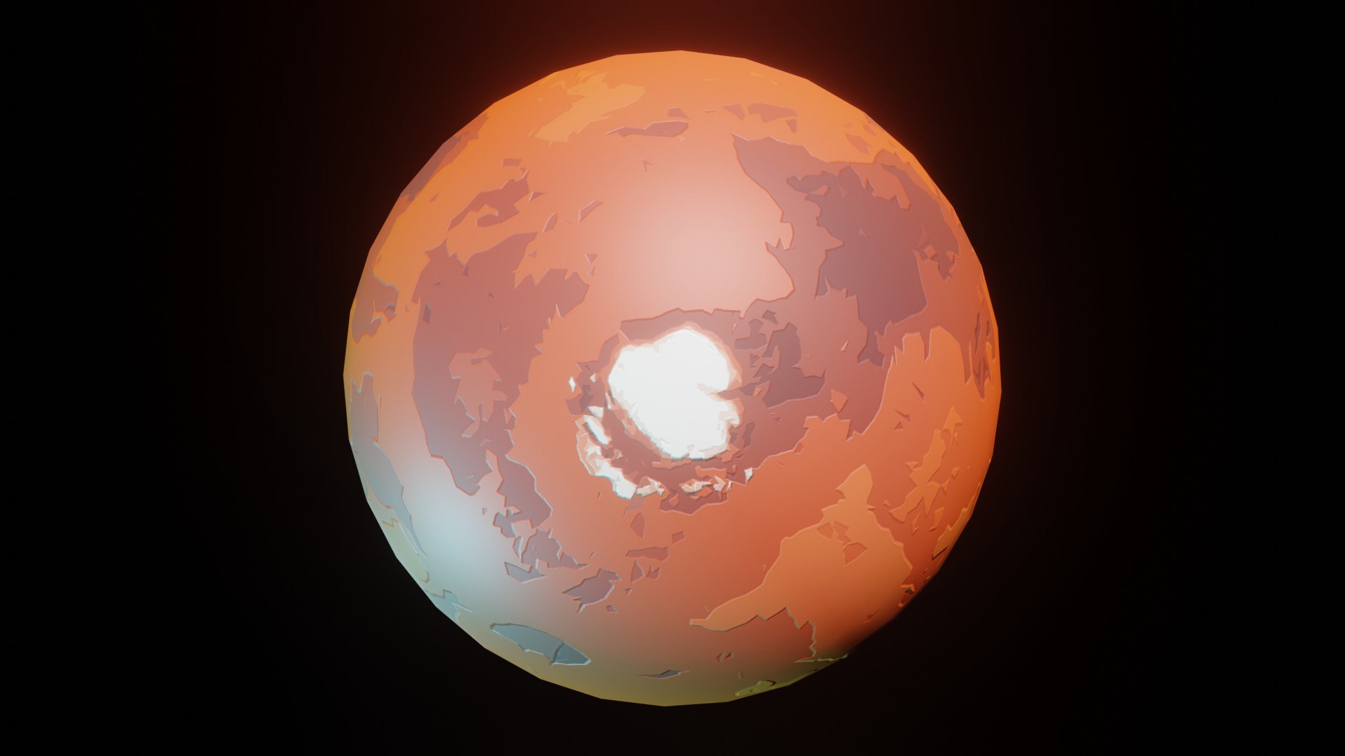 Stylized Planet Mars 2k 4k 8k Textures 3D - TurboSquid 2130173