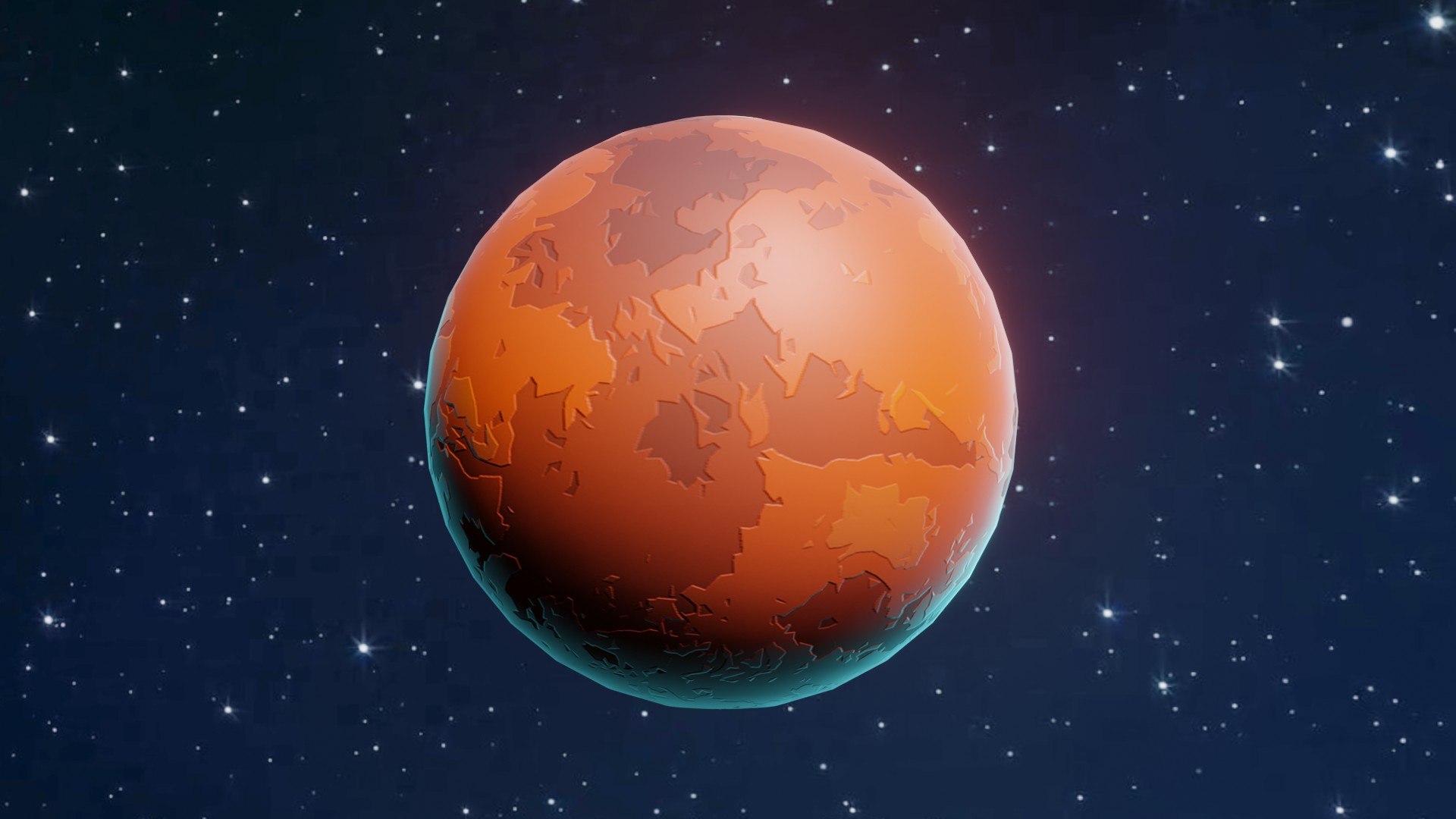 Stylized Planet Mars 2k 4k 8k Textures 3D - TurboSquid 2130173