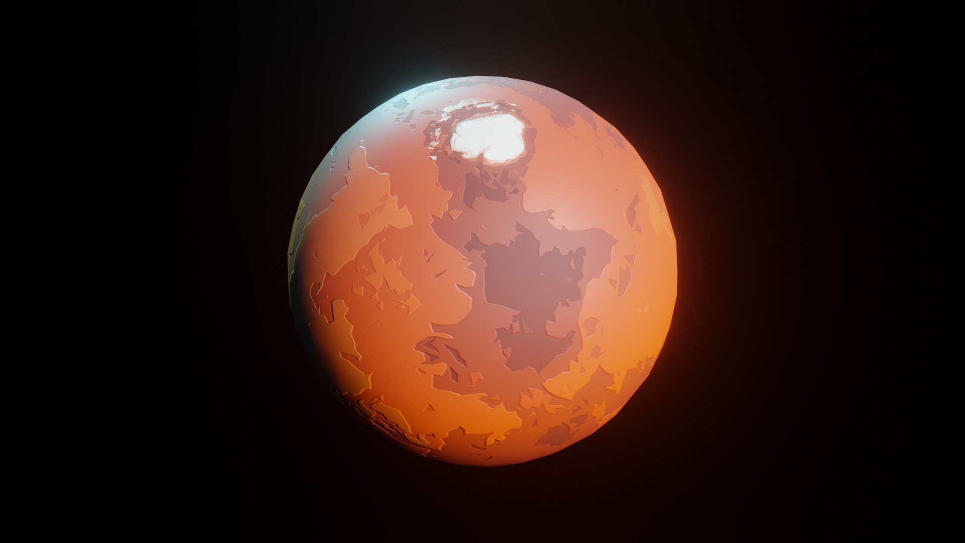 Stylized Planet Mars 2k 4k 8k Textures 3D - TurboSquid 2130173