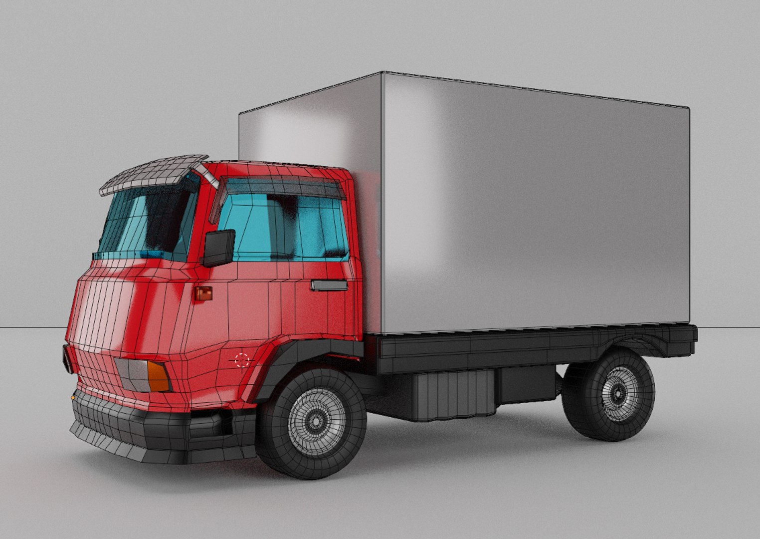 Red Truck Model - TurboSquid 1613561