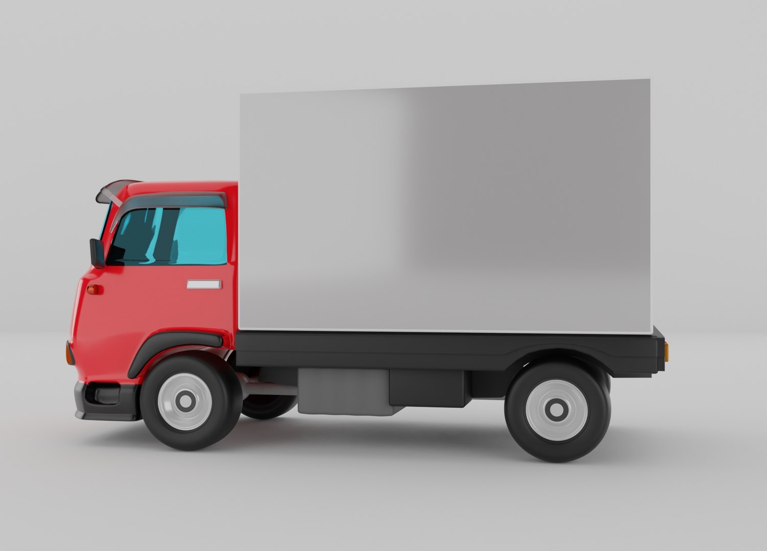 Red Truck Model - TurboSquid 1613561