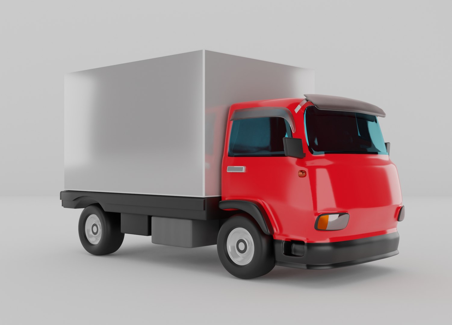 Red Truck Model - TurboSquid 1613561