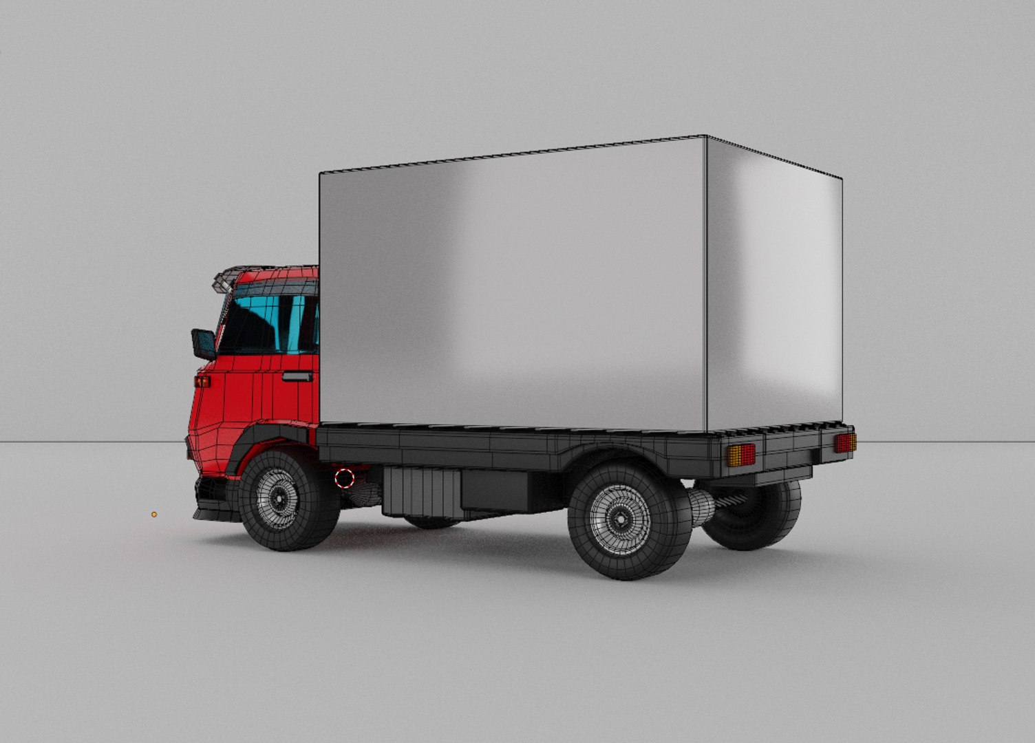 Red Truck Model - TurboSquid 1613561