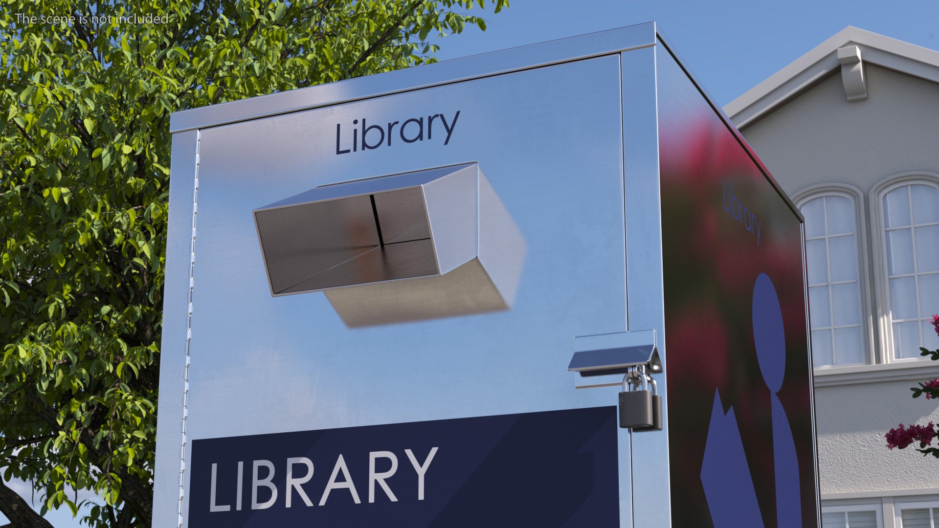 Library Book Return Box Metallic 3D - TurboSquid 2044679