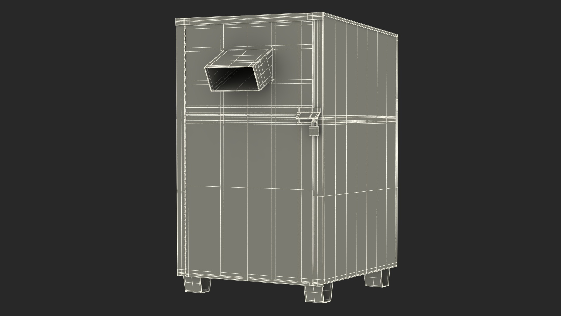 Library Book Return Box Metallic 3D - TurboSquid 2044679