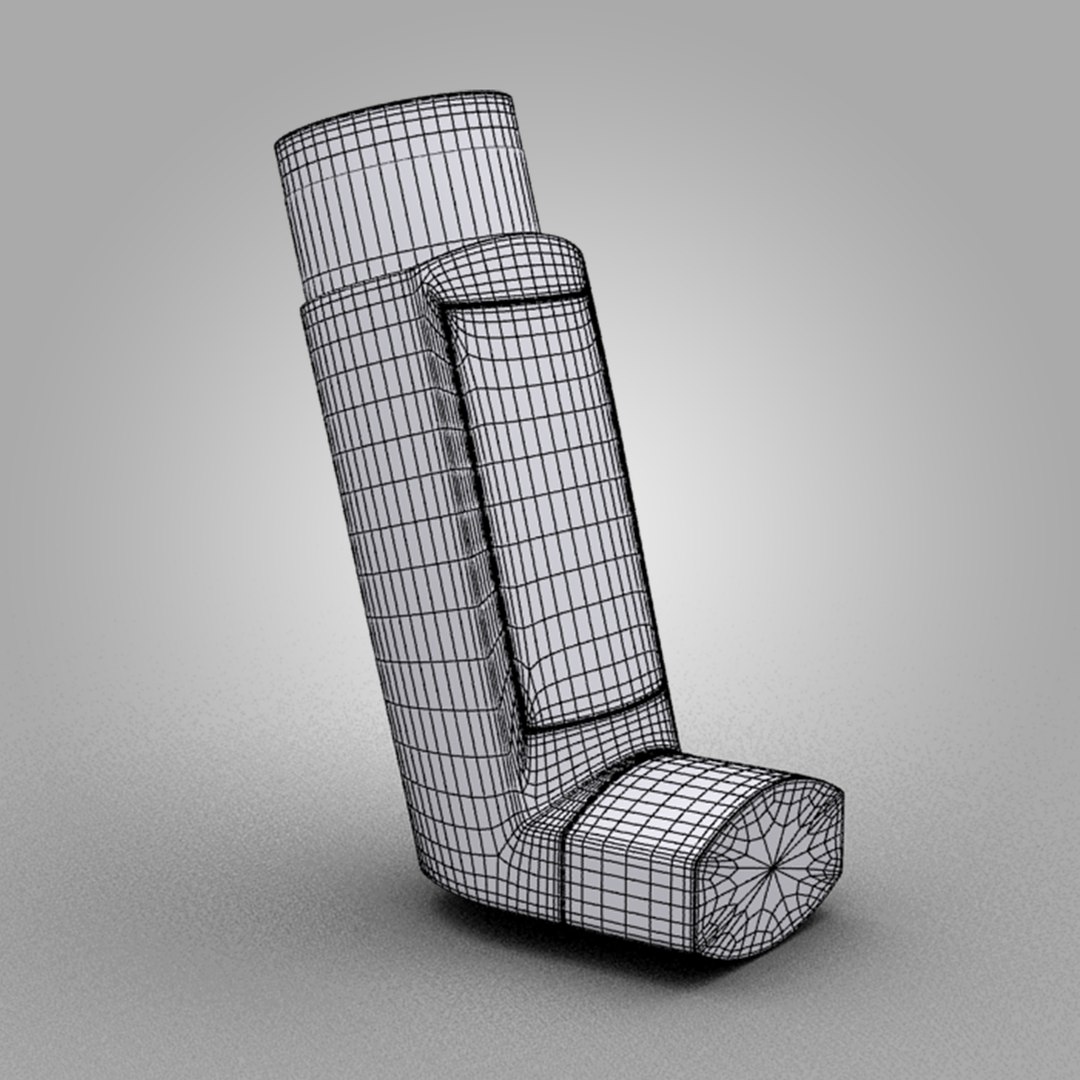 3d asthma inhaler air