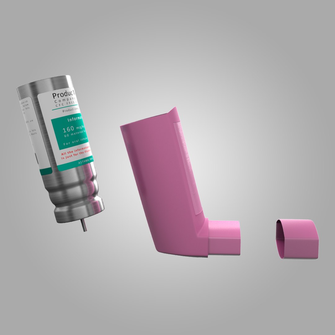 3d asthma inhaler air