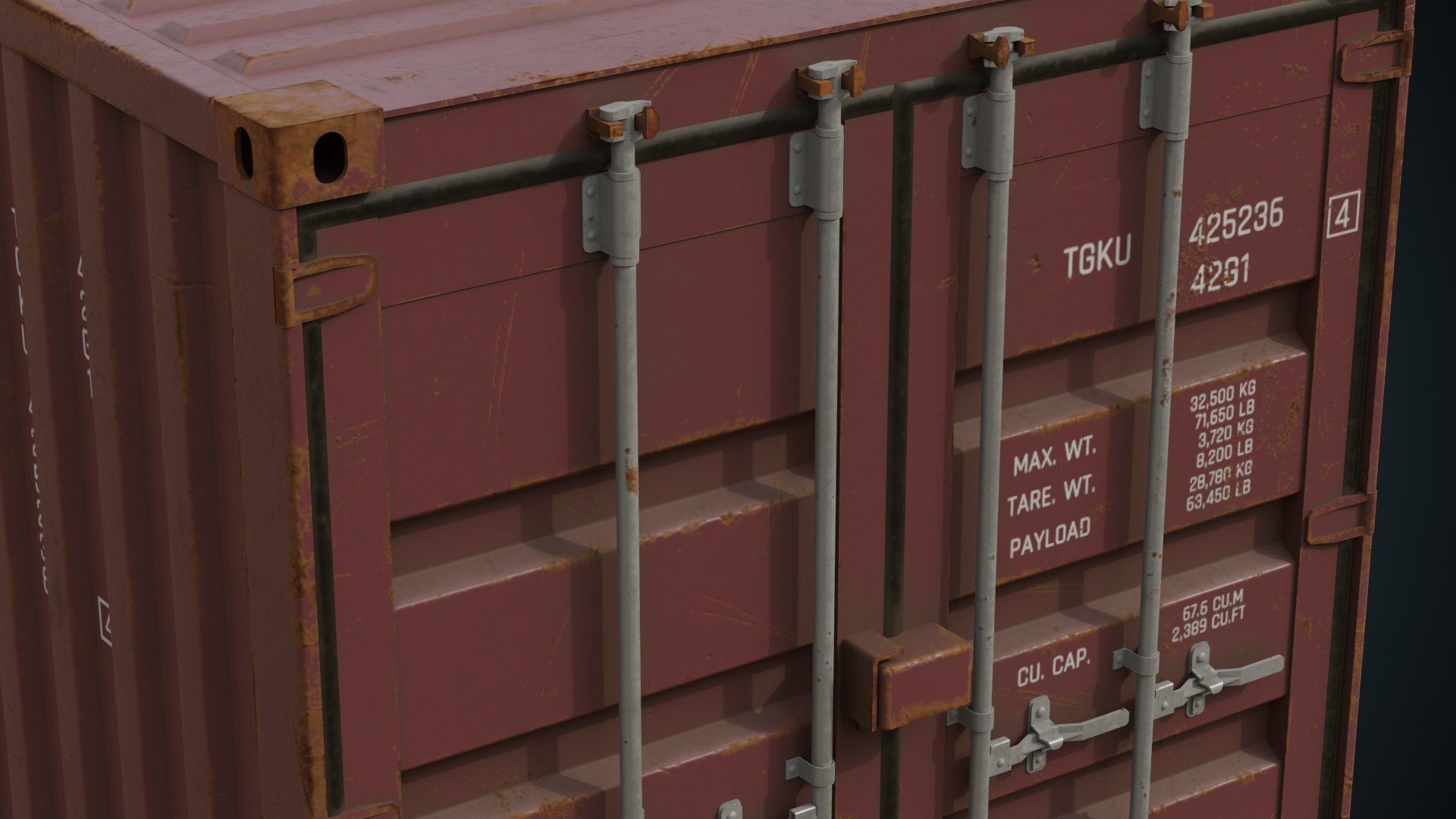 Cargo Container 3B 3D - TurboSquid 1735023