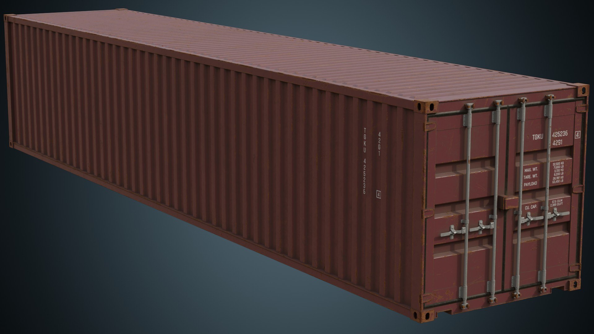 Cargo Container 3B 3D - TurboSquid 1735023