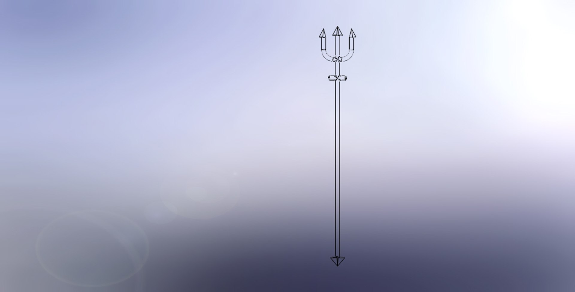 3D Trident Weapon - TurboSquid 1607435