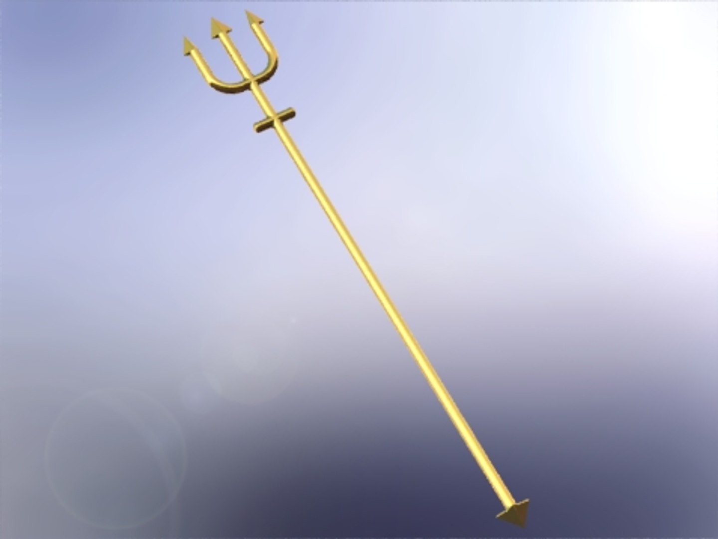 3D Trident Weapon - TurboSquid 1607435