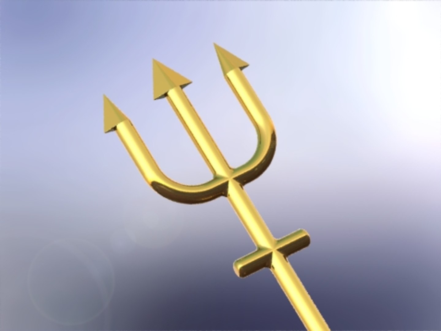 3D Trident Weapon - TurboSquid 1607435