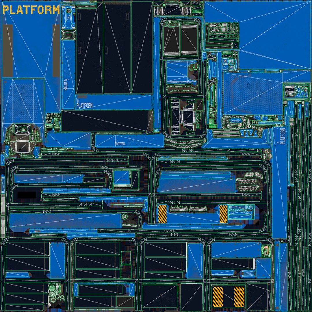 3D model Self-propelled lift Work Platform Hight and Low Poly PBR ...