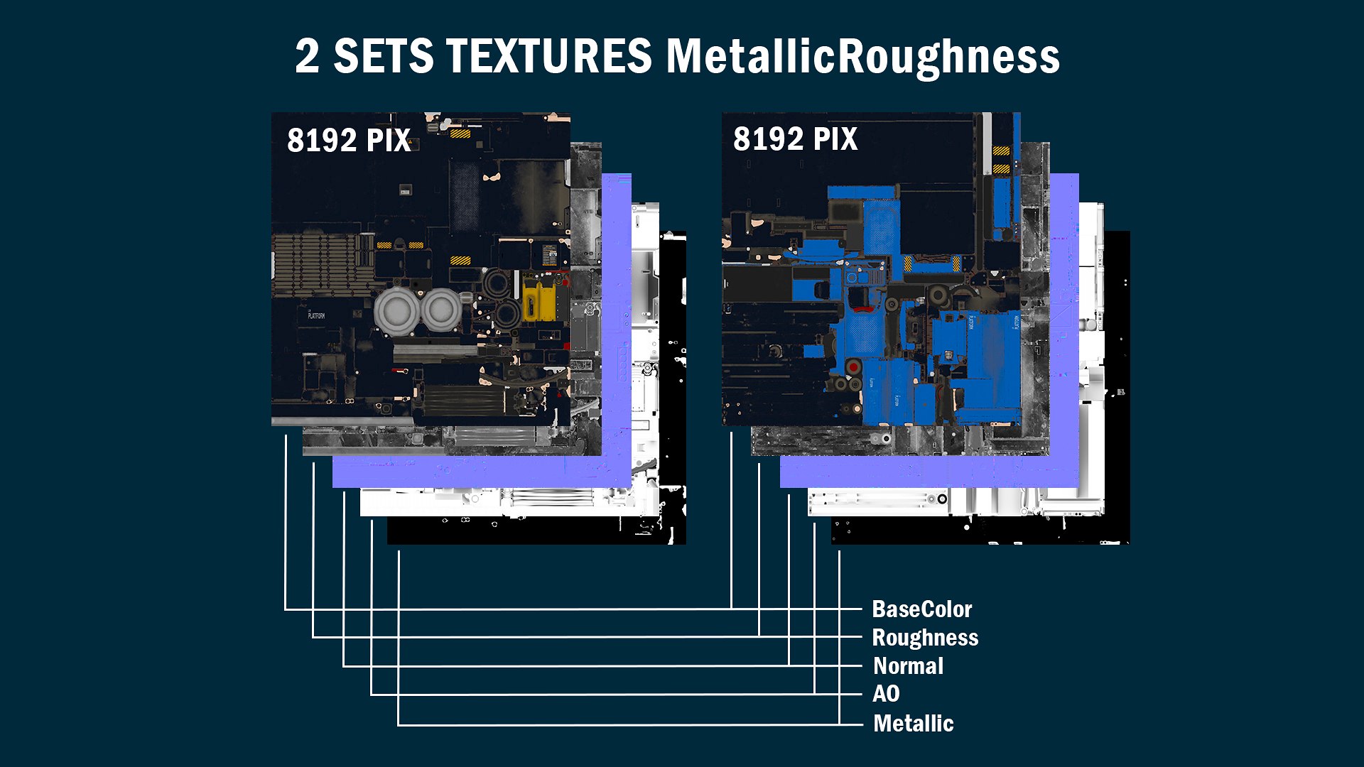 3D model Self-propelled lift Work Platform Hight and Low Poly PBR ...