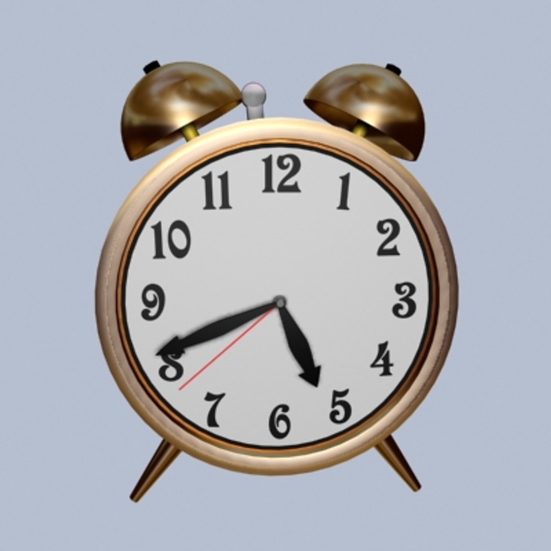 3d max alarm clock