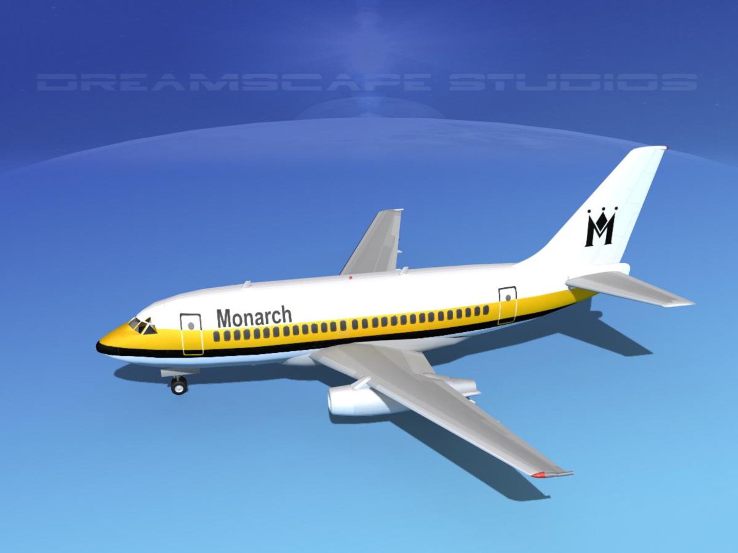 3d boeing 737 737-100 model