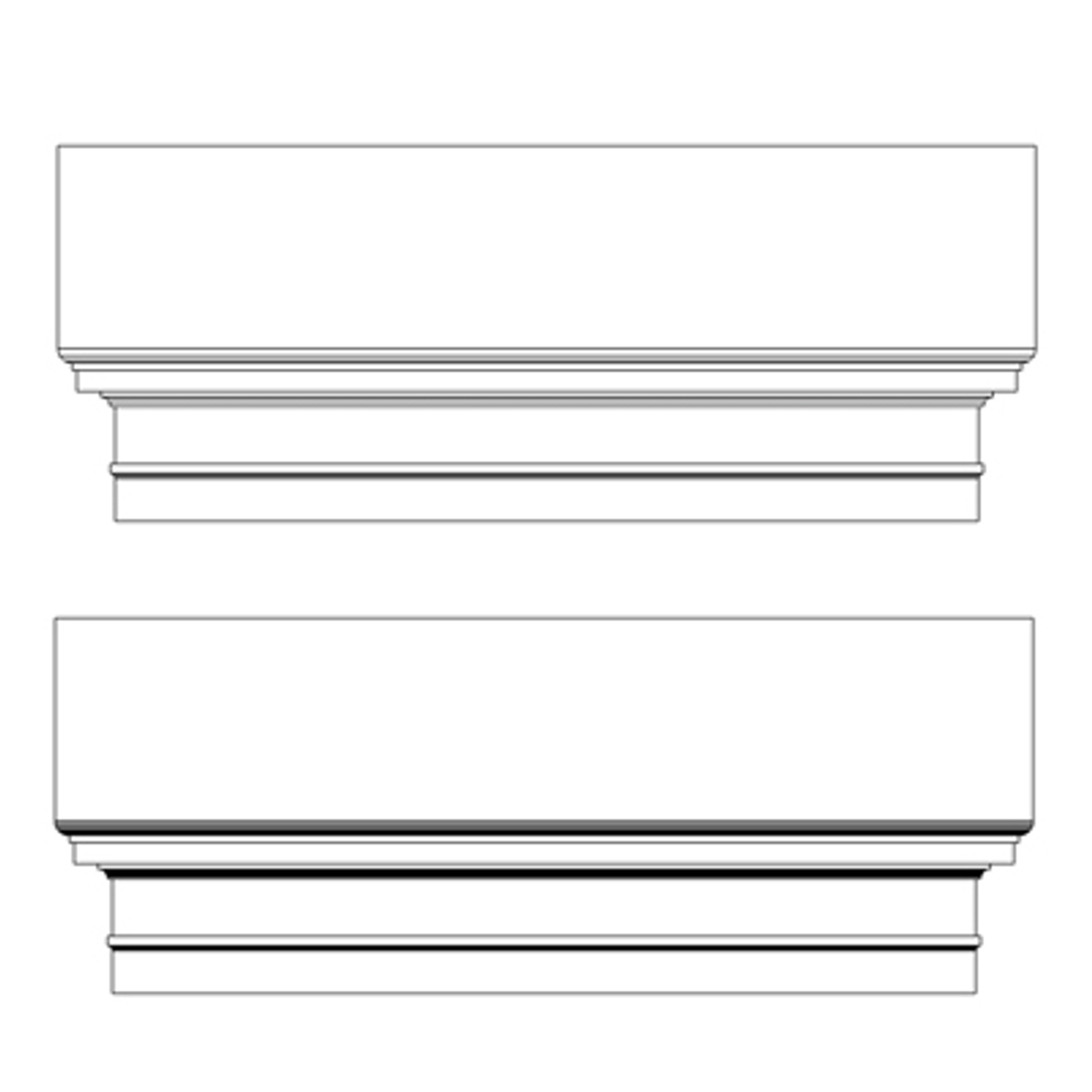 pediment architrave 3d model