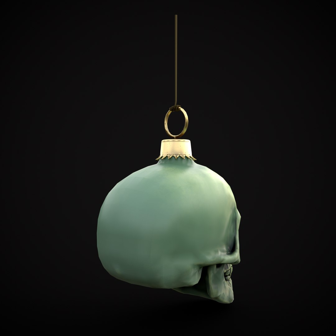 3D Hanging Stylized Skull - TurboSquid 2385898