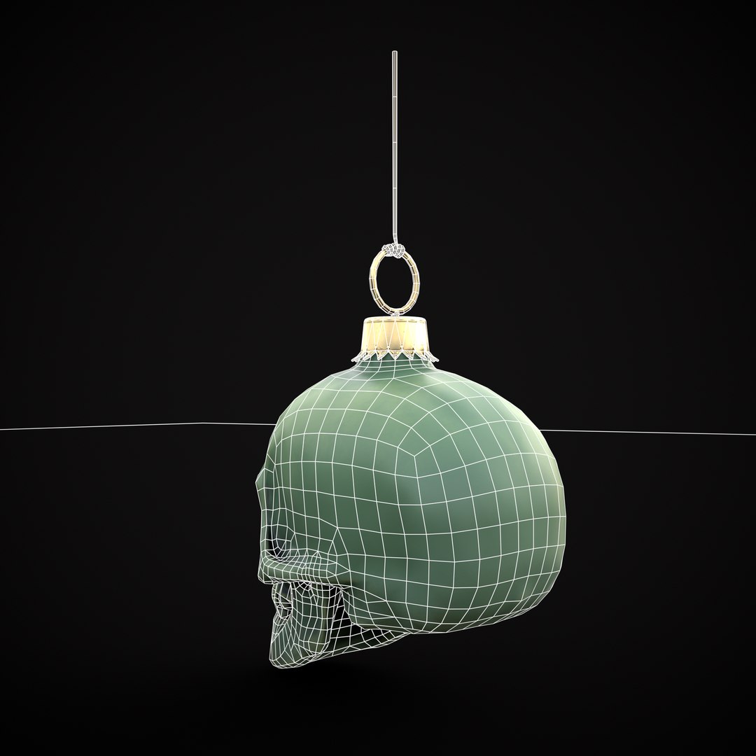 3D Hanging Stylized Skull - TurboSquid 2385898
