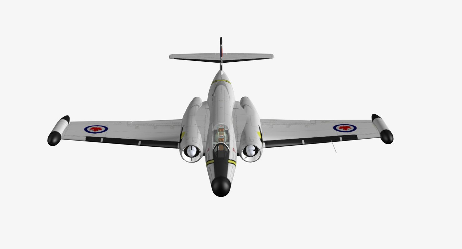 3D Rcaf Cf-100 - TurboSquid 1319705