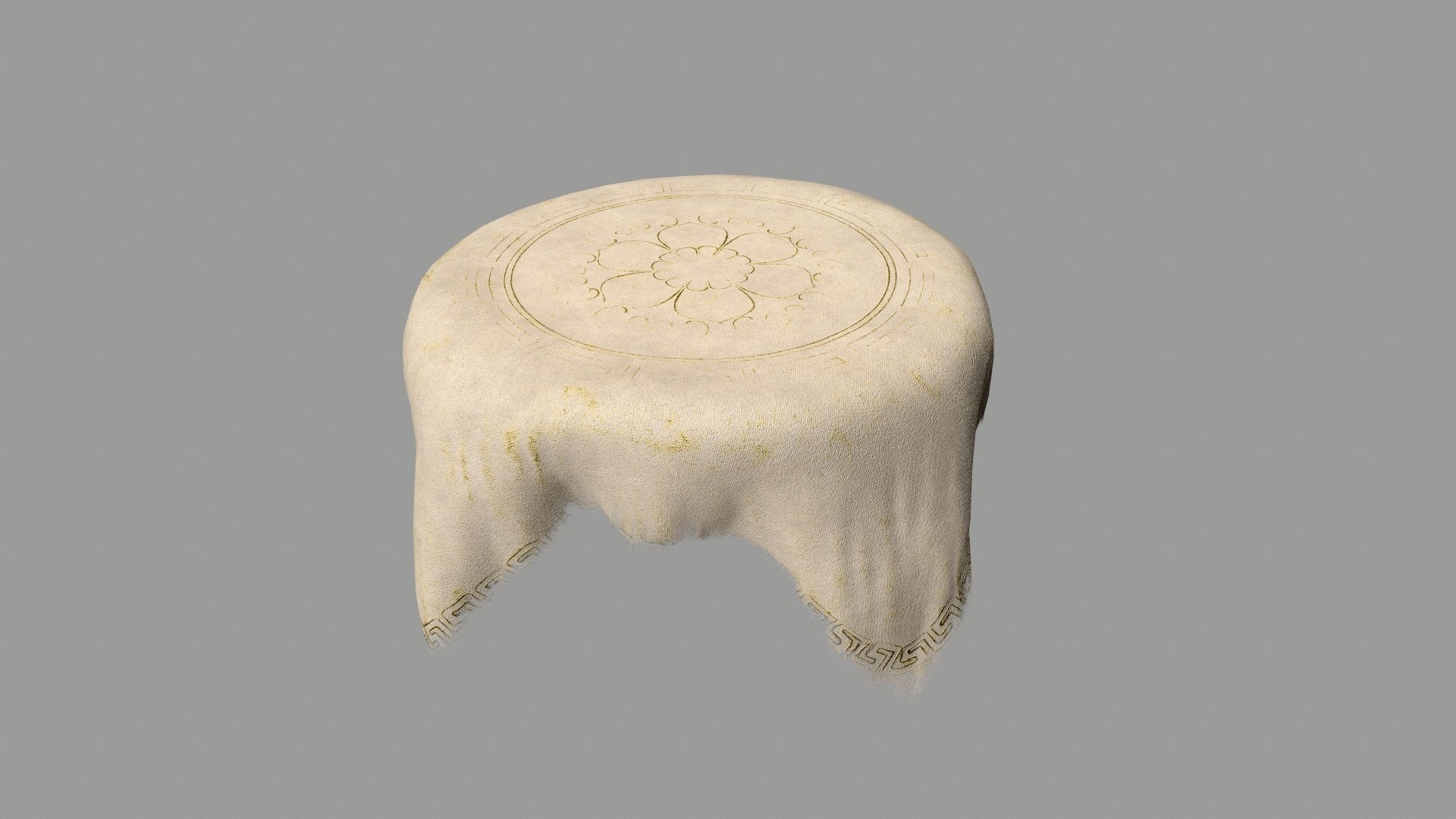 3D table cover - TurboSquid 1526981