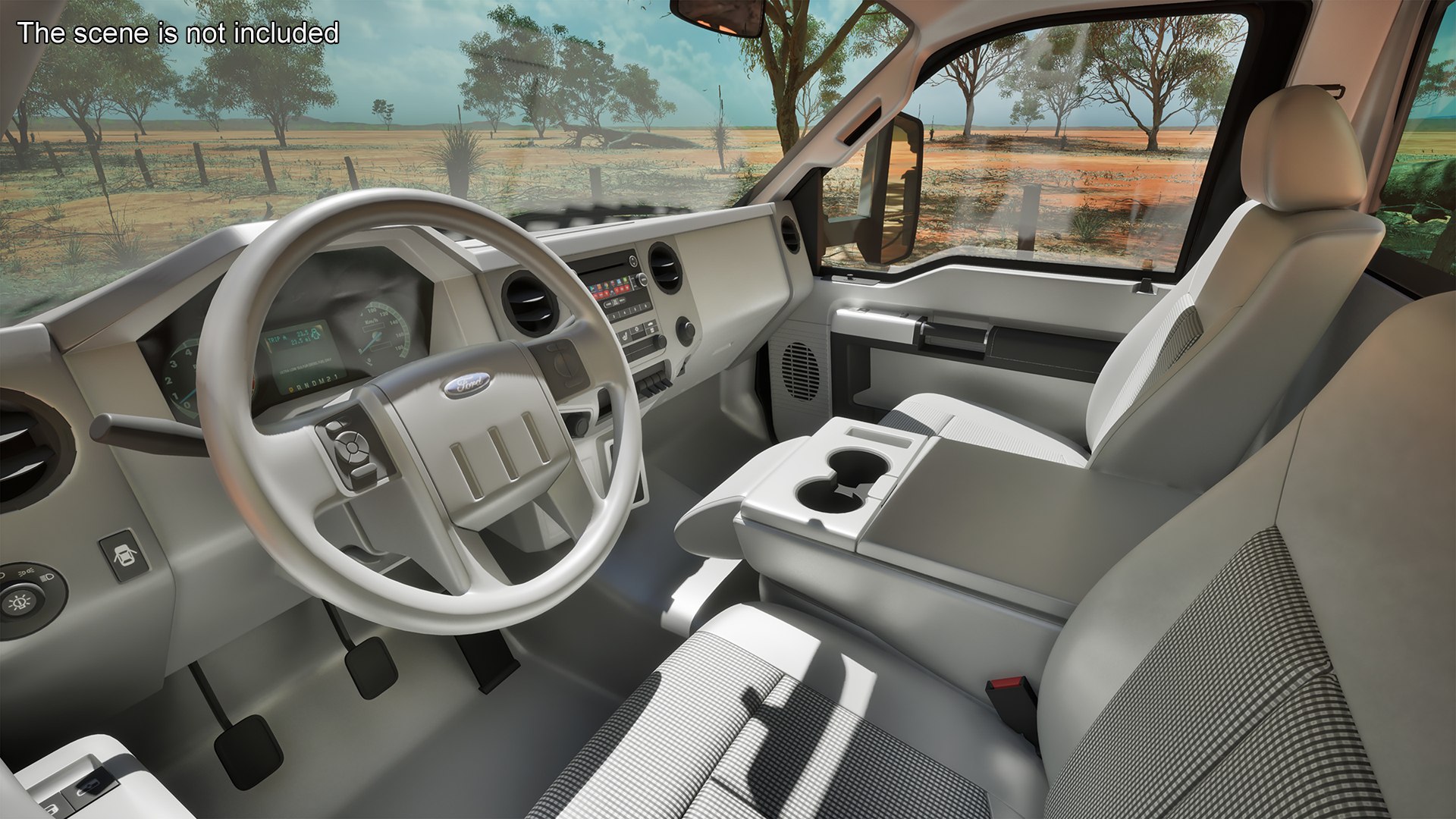 3D Ford F-650 Crew Cab Chassis - TurboSquid 2152174
