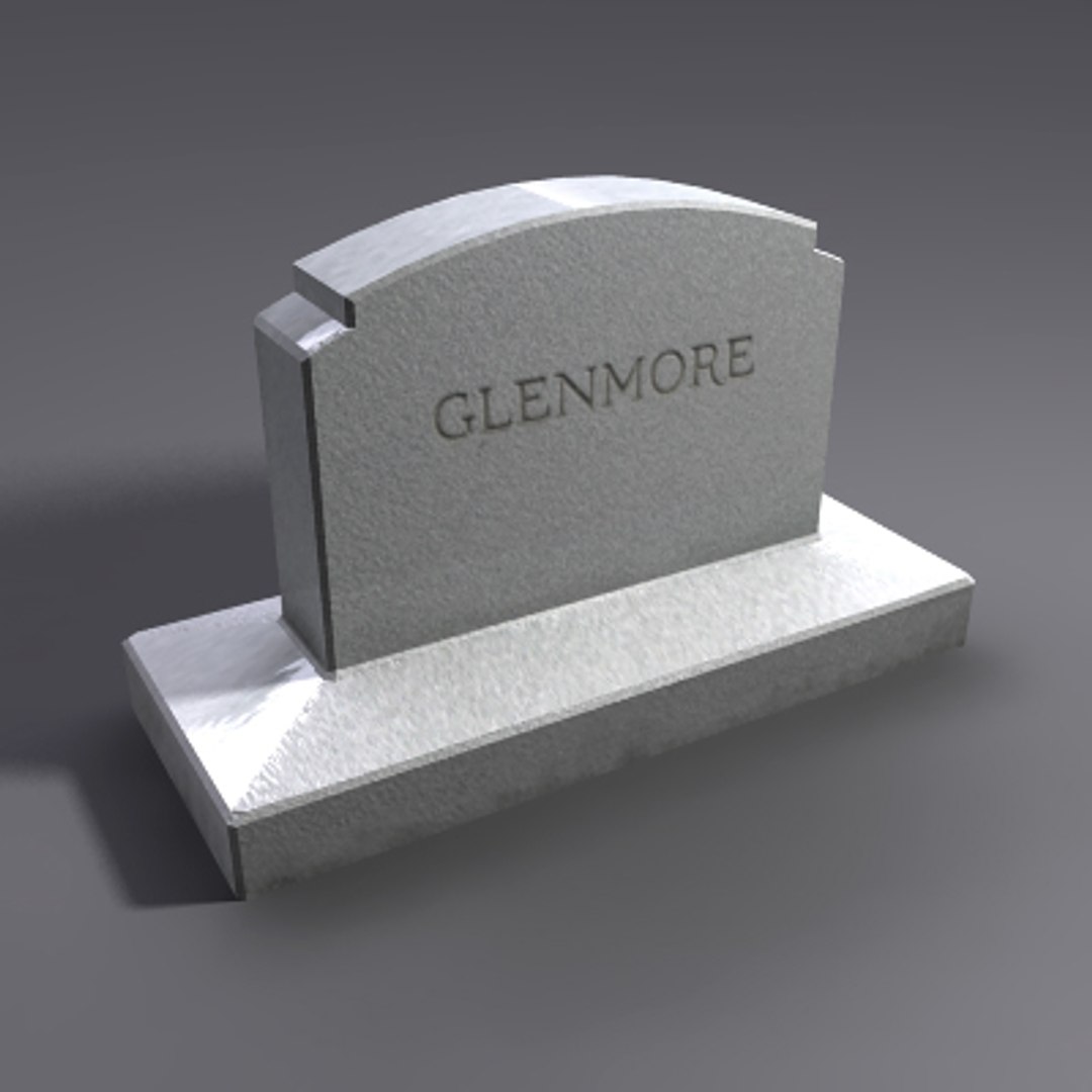 Set Gravestones Grave Stones Obj