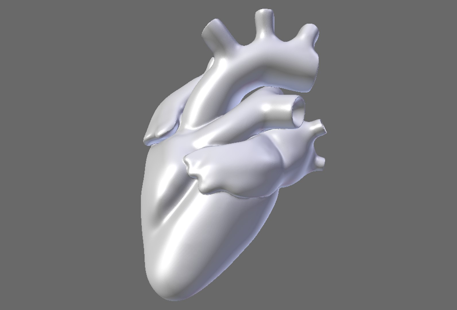 3D Model Hand Heart Statue - TurboSquid 1700909