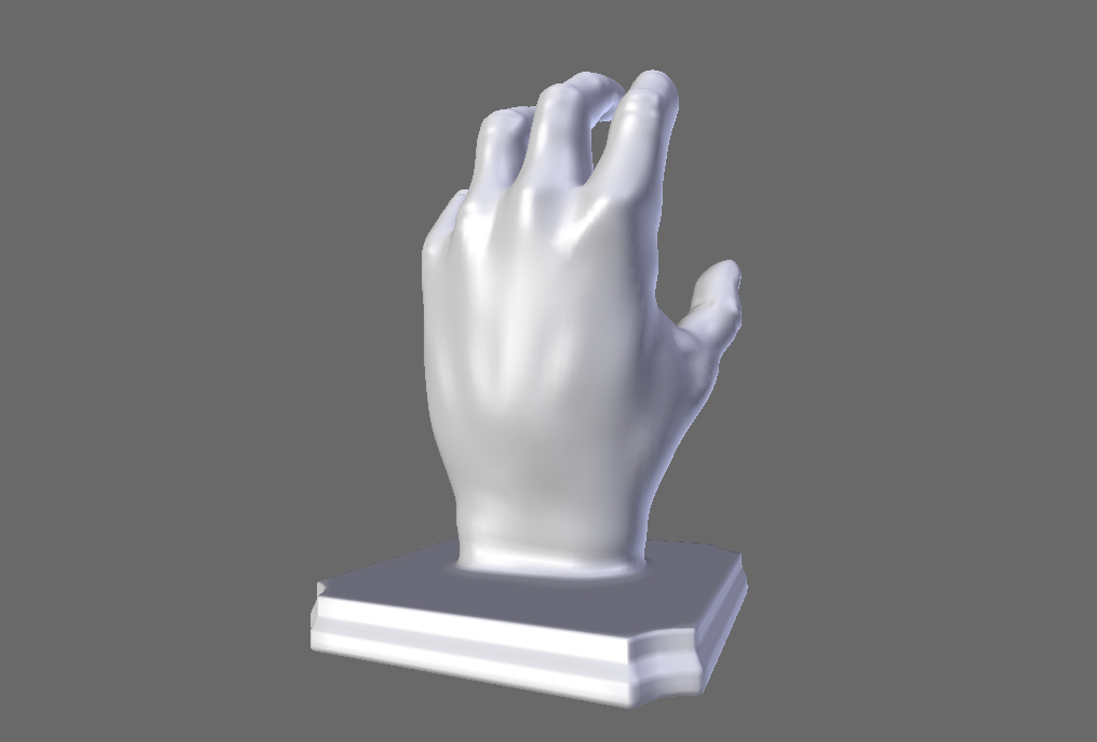 3D model hand heart statue - TurboSquid 1700909