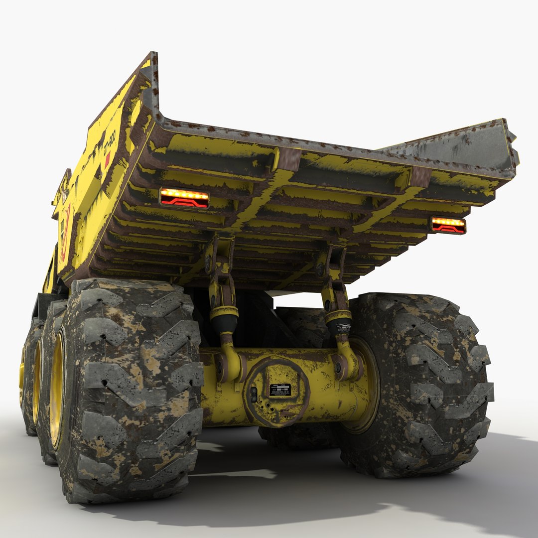 sci-fi dump truck 3d max