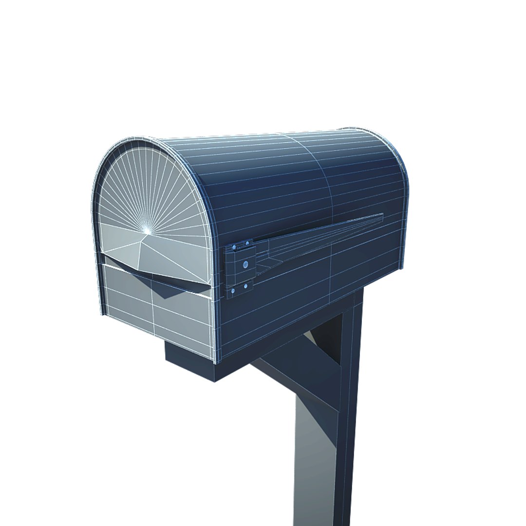mail mail 3d obj