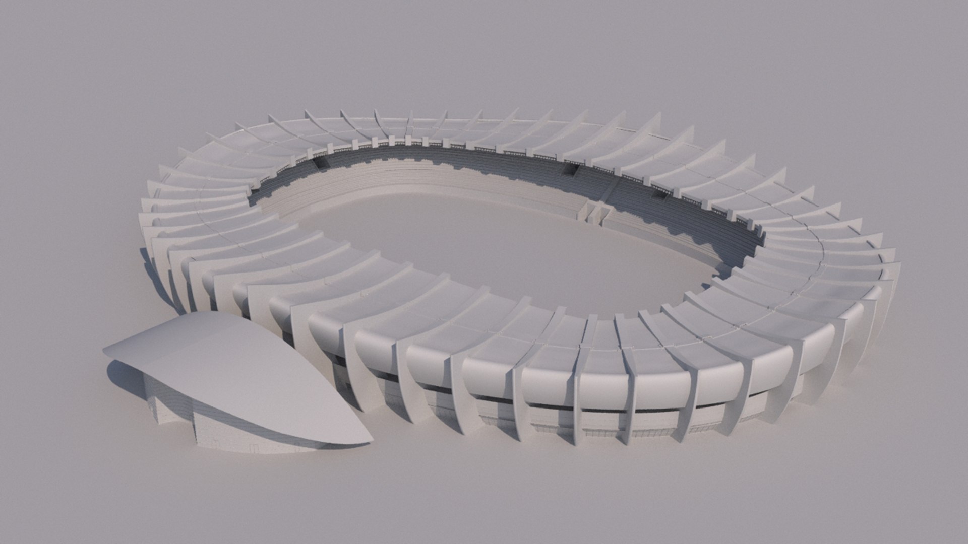 Parc De Princes Stadium Paris 2024 Summer Olympics model - TurboSquid ...