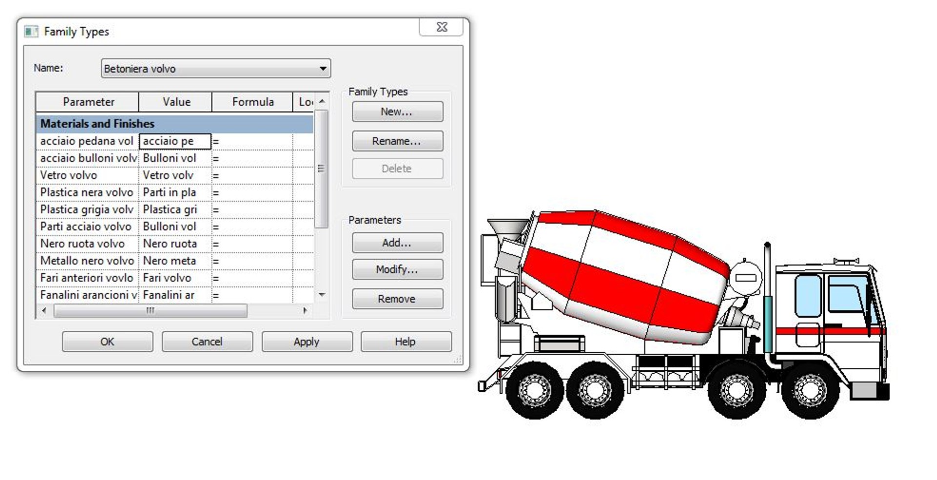 Concrete Truck 2012 Revit Rfa Free