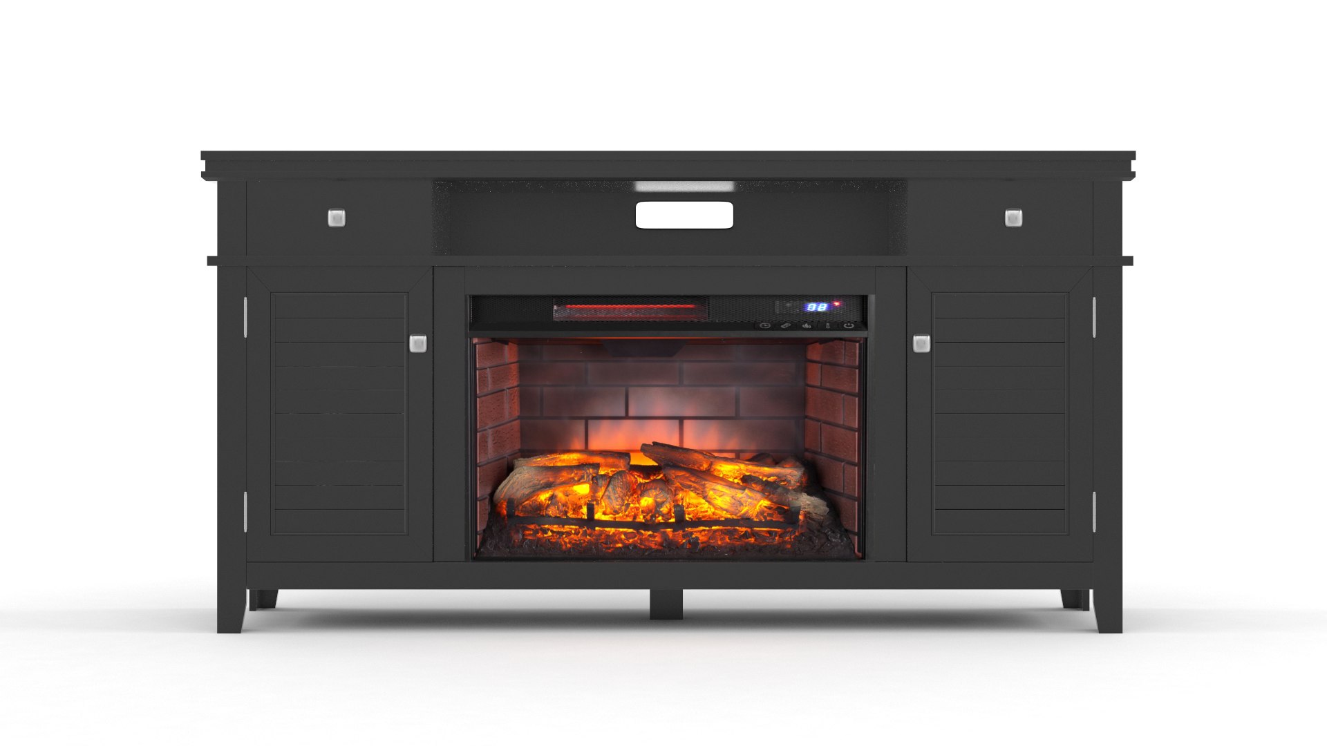 Free Electric Fireplace Model - TurboSquid 2410222