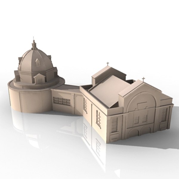 3d church model