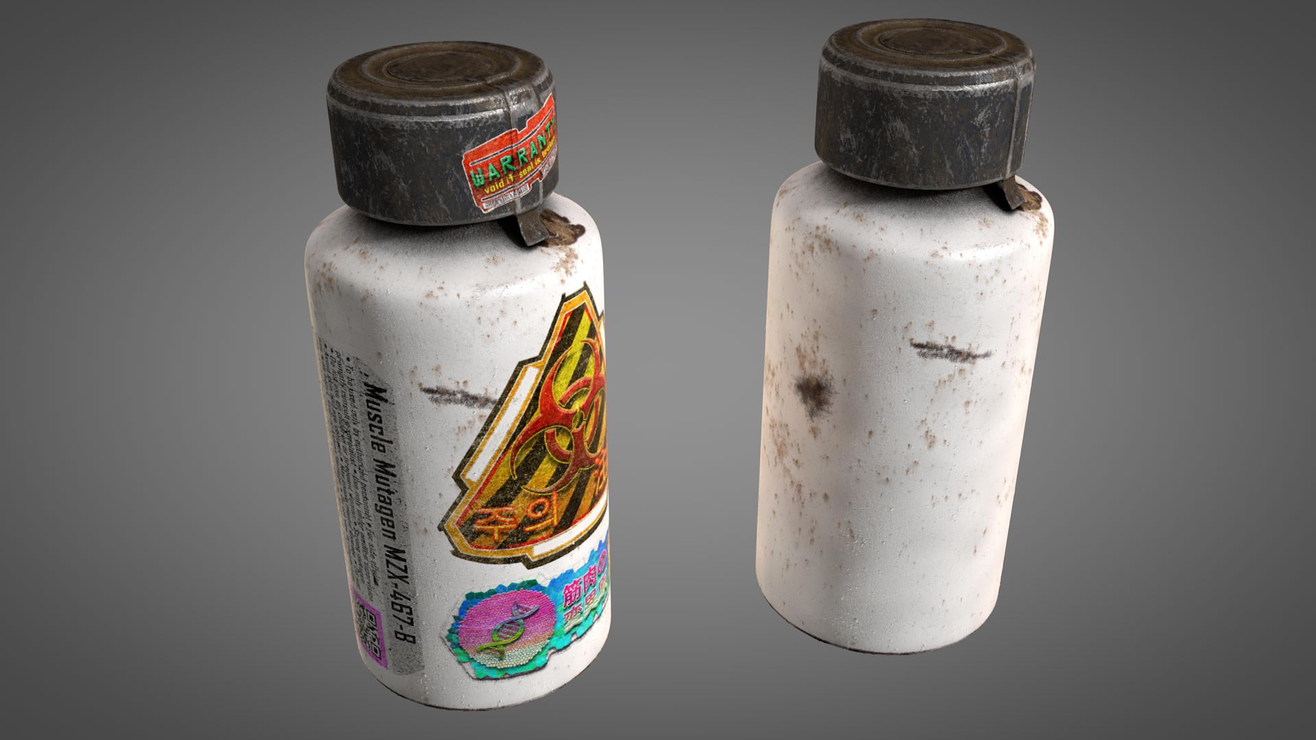 Metal Vial 3D - TurboSquid 1371329