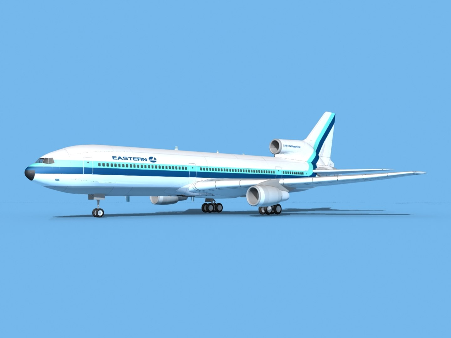 3D lockheed l-1011-10 airliner - TurboSquid 1488897