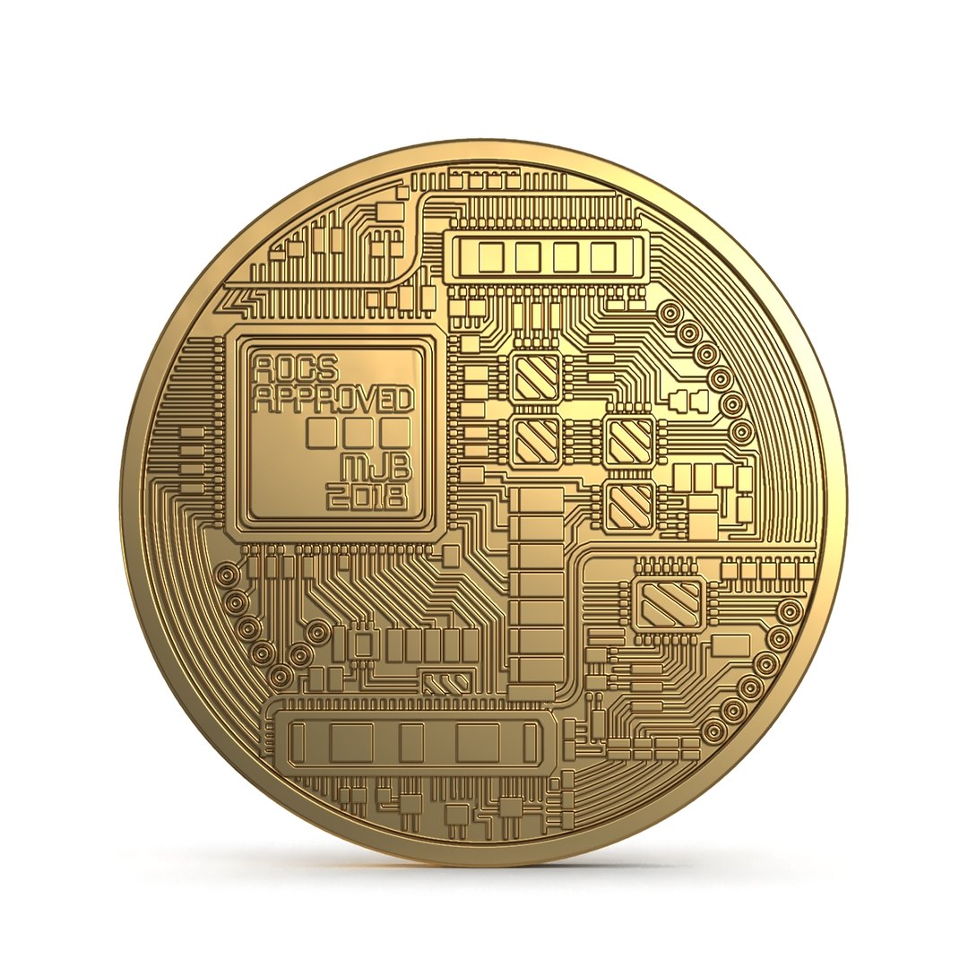 Bitcoin Coins 3dprint 3D Model - TurboSquid 1240693