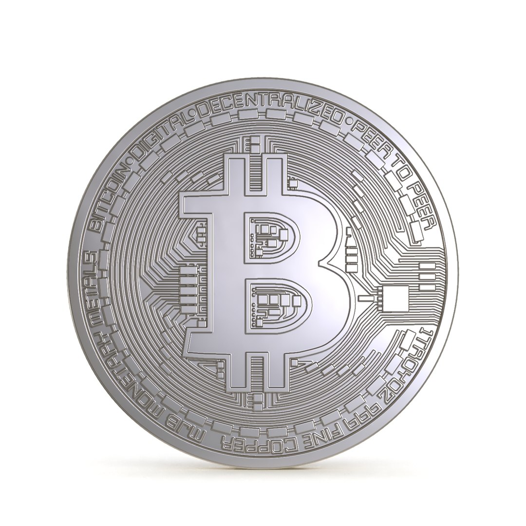 Bitcoin Coins 3dprint 3D Model - TurboSquid 1240693