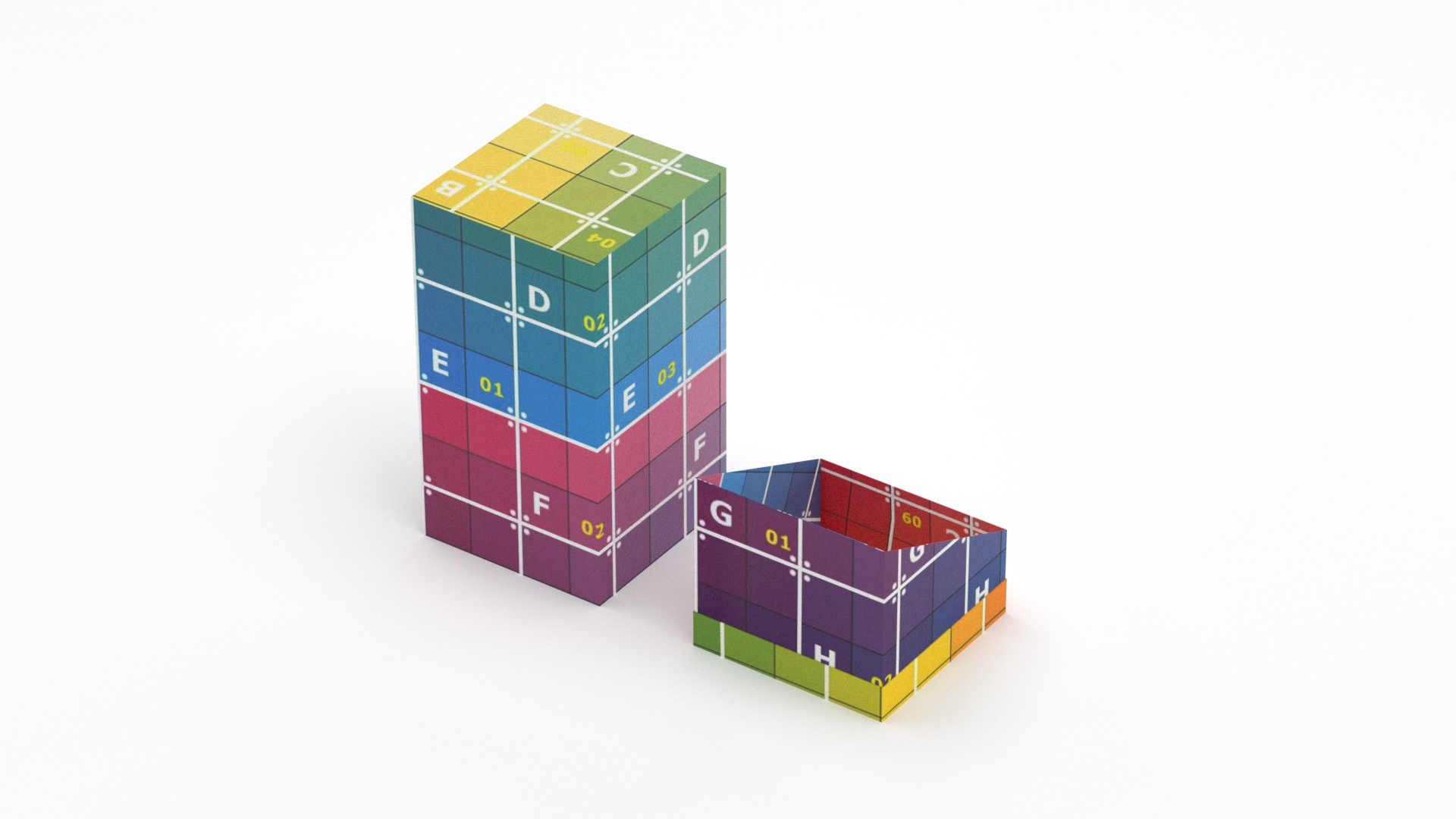 Mockup paper box 3D model - TurboSquid 1668404