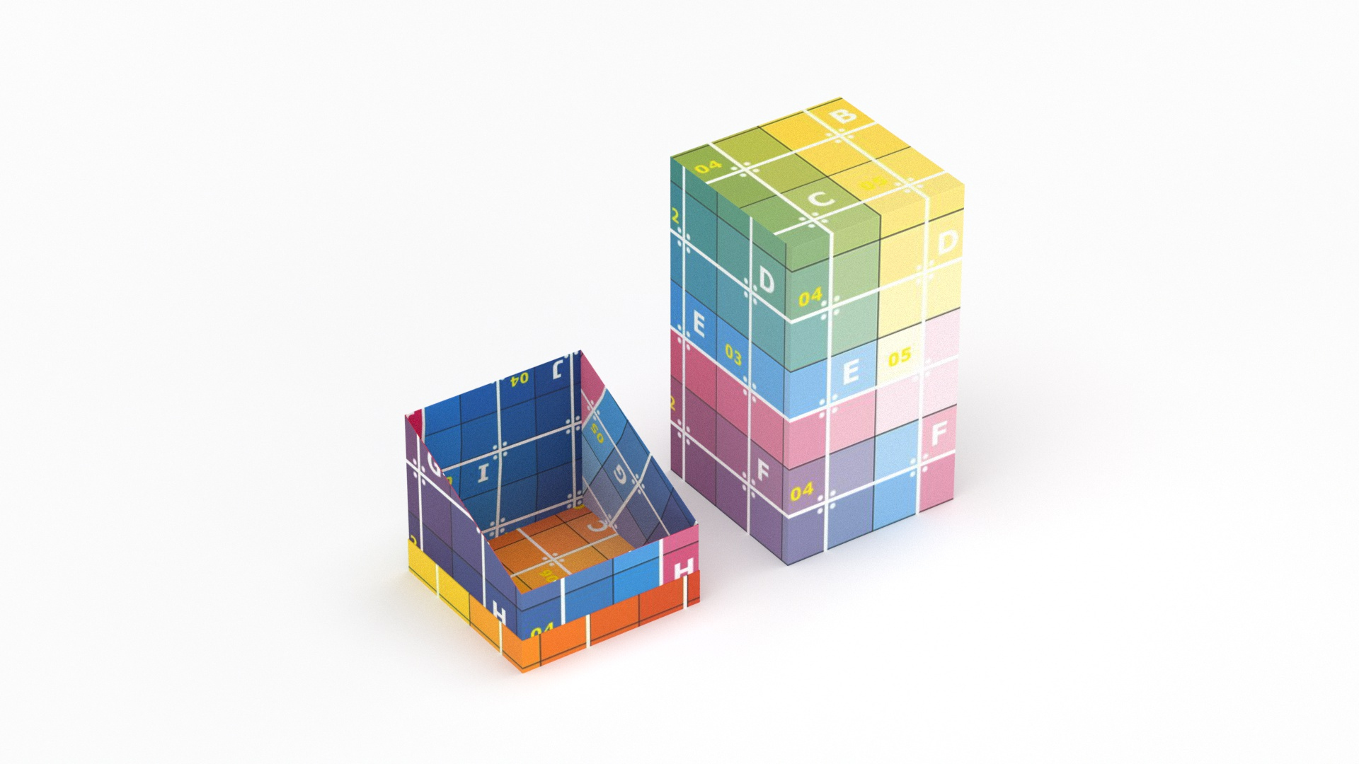 Mockup paper box 3D model - TurboSquid 1668404