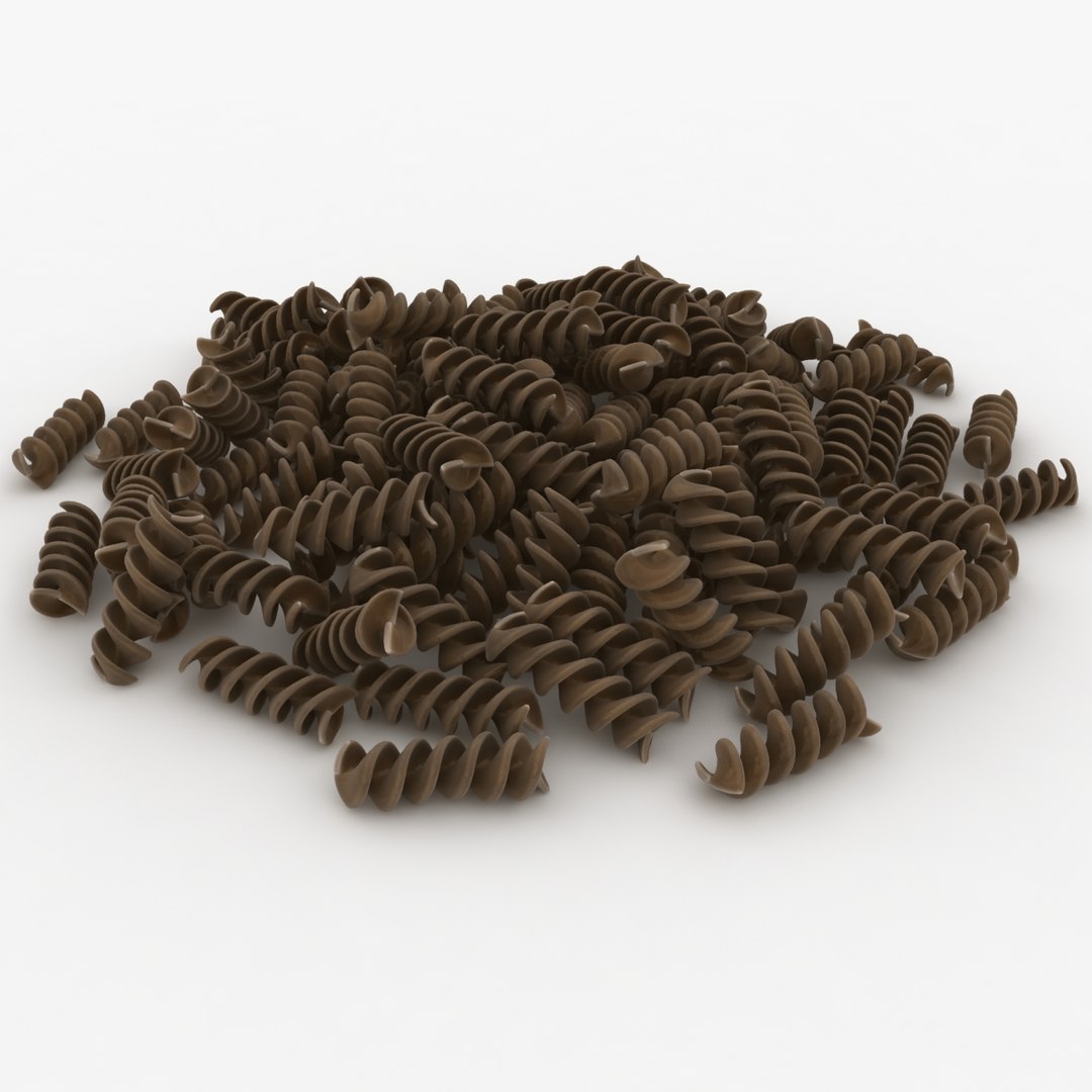 Realistic Wheat Spiral Pasta Model - TurboSquid 1209797