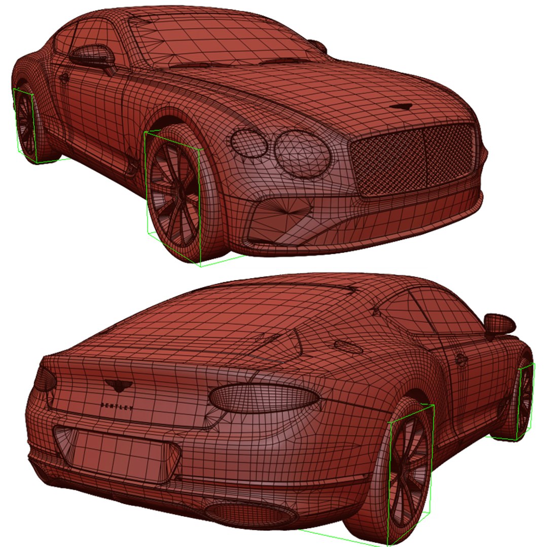 3D model bentley continental gt 2018 - TurboSquid 1624426